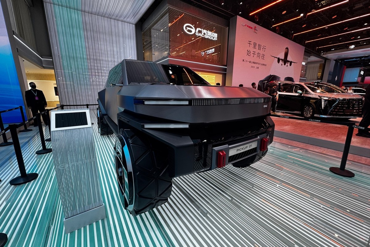 Cybertruck chinesa? Picape da GAC revelada em Xangai deve vir ao Brasil