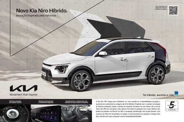 Kia ganha prêmio de Publicidade do Ano 2024 por propaganda do Niro