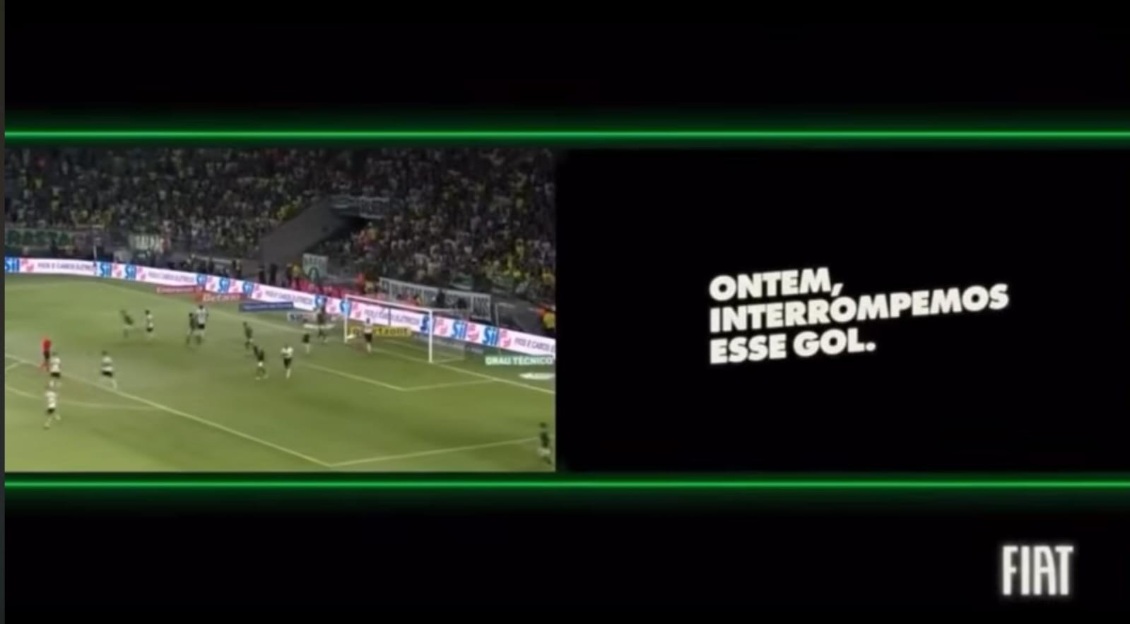 Fiat mostra gol do Botafogo em intervalo do JN para se redimir de 'gafe'