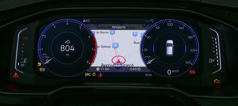 Volkswagen Polo terá painel 100% digital nas versões mais caras