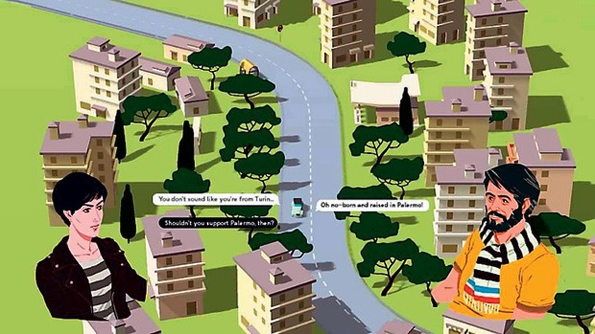 Um game de carro onde o importante é conversar