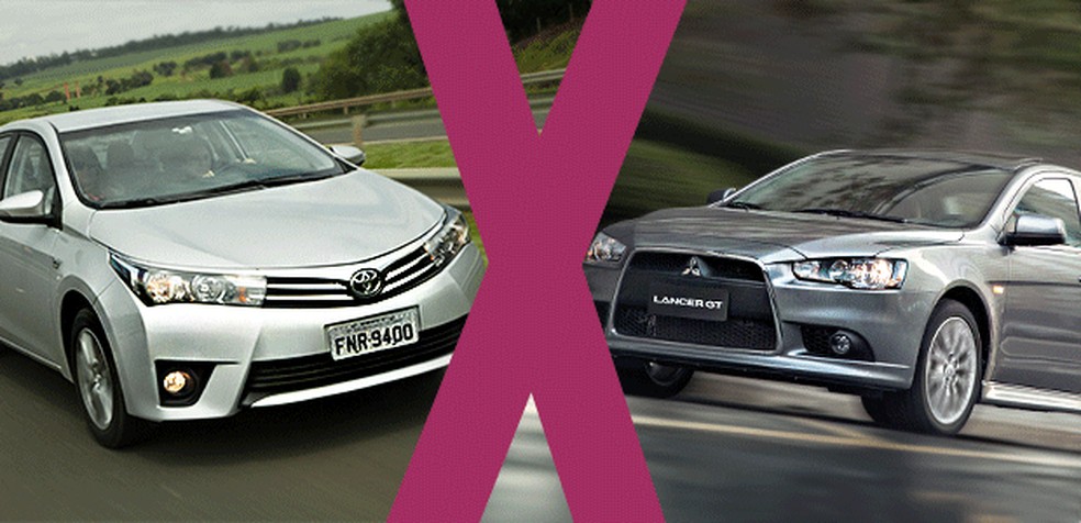 Jogo Rápido: Toyota Corolla XEi x Mitsubishi Lancer GT
