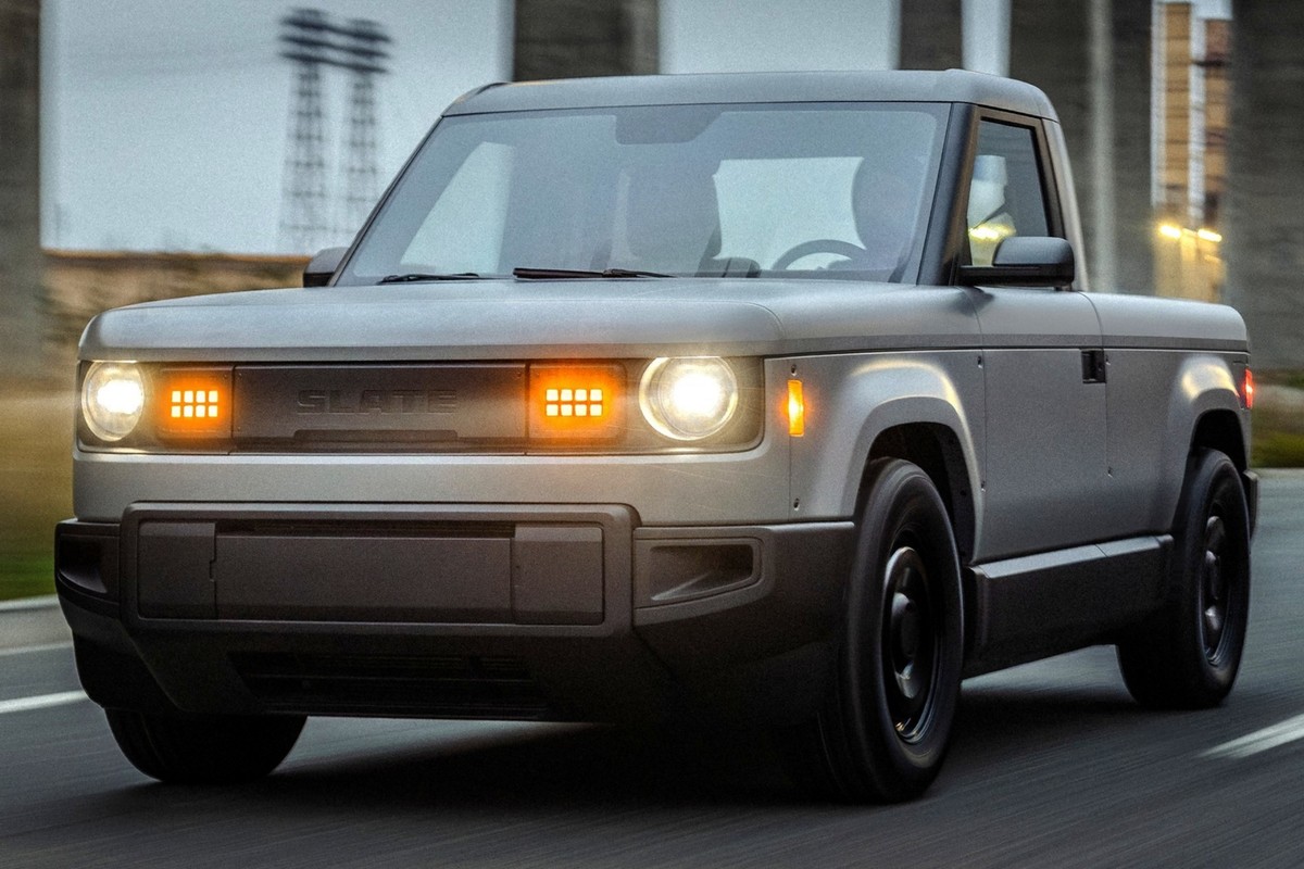 Picape feita por Jeff Bezos tem porte de Strada e se 'transforma' em SUV