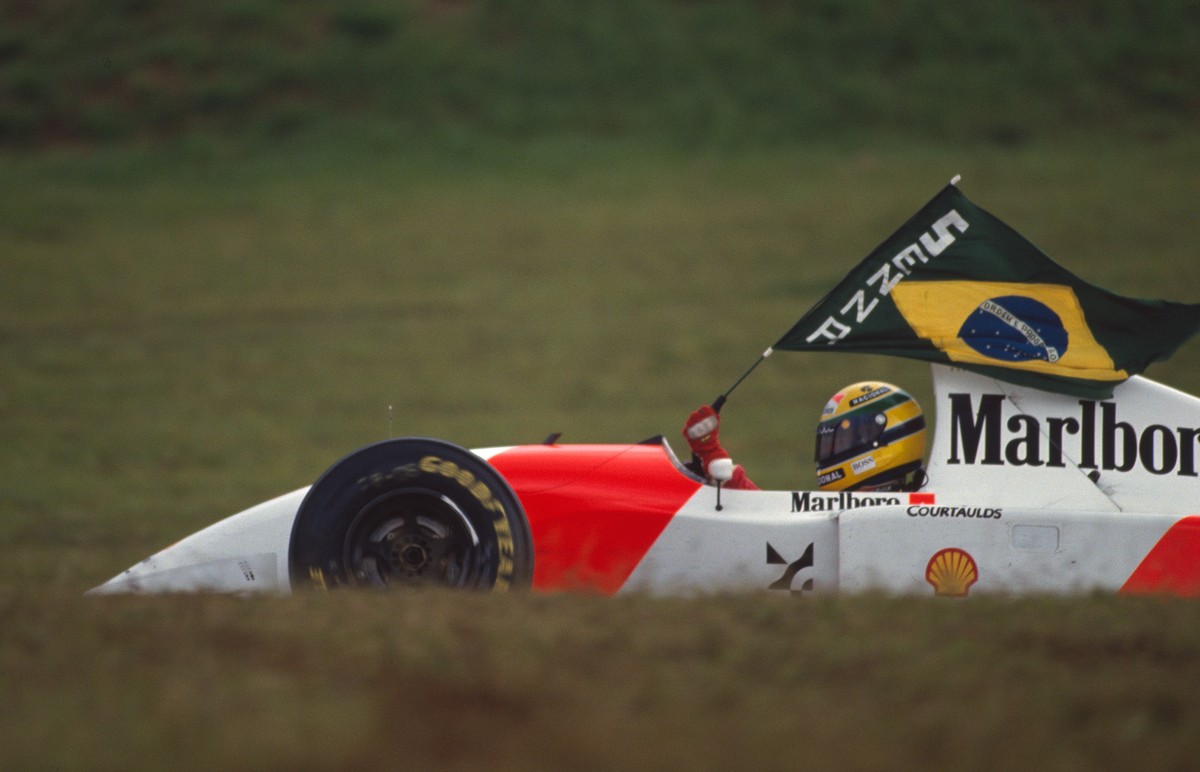 Senna vencia GP do Brasil de F1 pela última vez há 31 anos; relembre ...