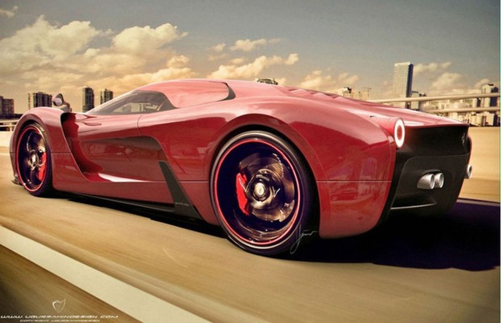 Estúdio de design holandês cria versão extrema da Ferrari 458 Italia