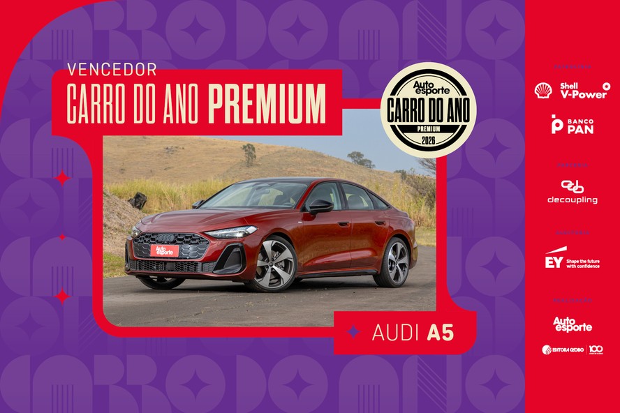 Audi A5 é eleito o Carro do Ano Premium 2026