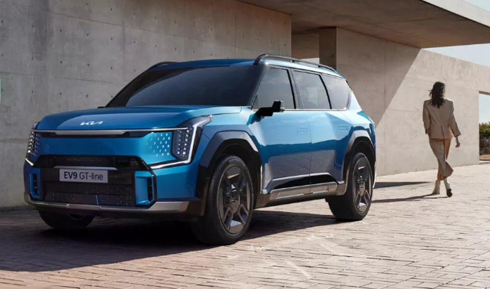 Kia EV9 é SUV elétrico gigante com visual ousado e 540 km de autonomia