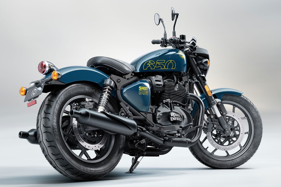 Royal Enfield Shotgun 650 2026: preços, cores e versões da custom