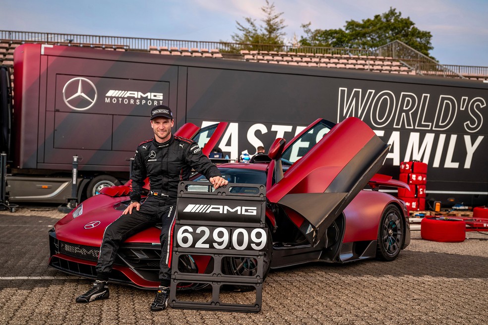 Mercedes-AMG One quebra novo recorde com motor híbrido de Fórmula 1