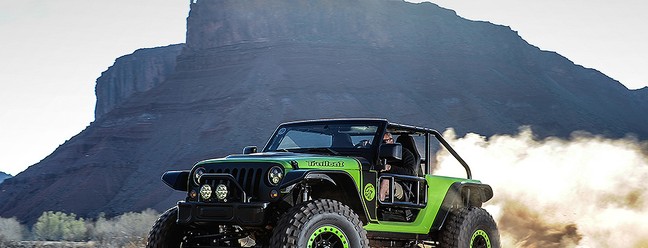 Aceleramos, ou quase, o Jeep Trailcat, o Wrangler com motor Hellcat