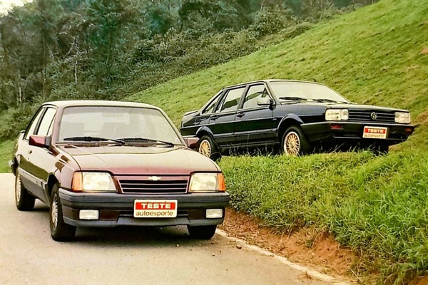 Como o Chevrolet Monza EF 500 venceu o Volkswagen Santana Executivo em 1990