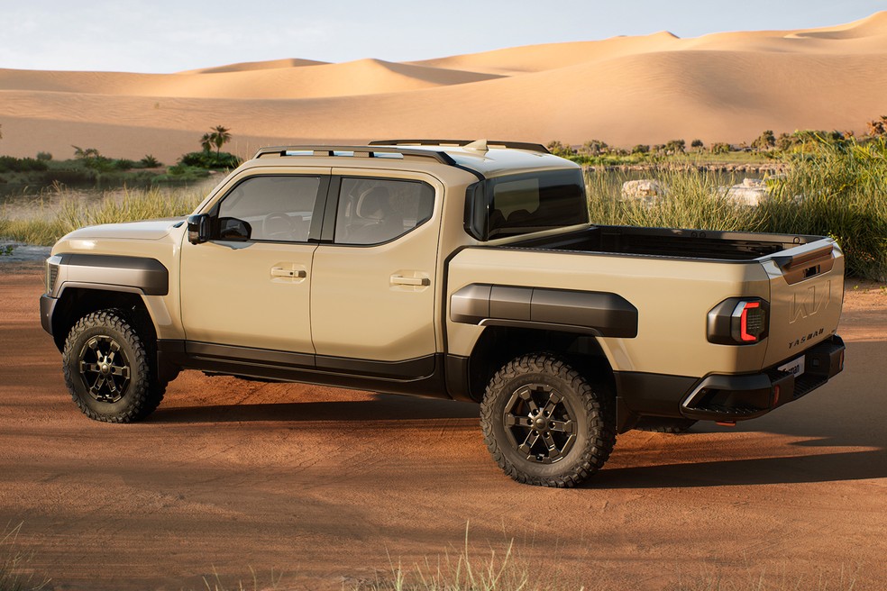 Kia Tasman já está em testes no Brasil; veja quando pode chegar