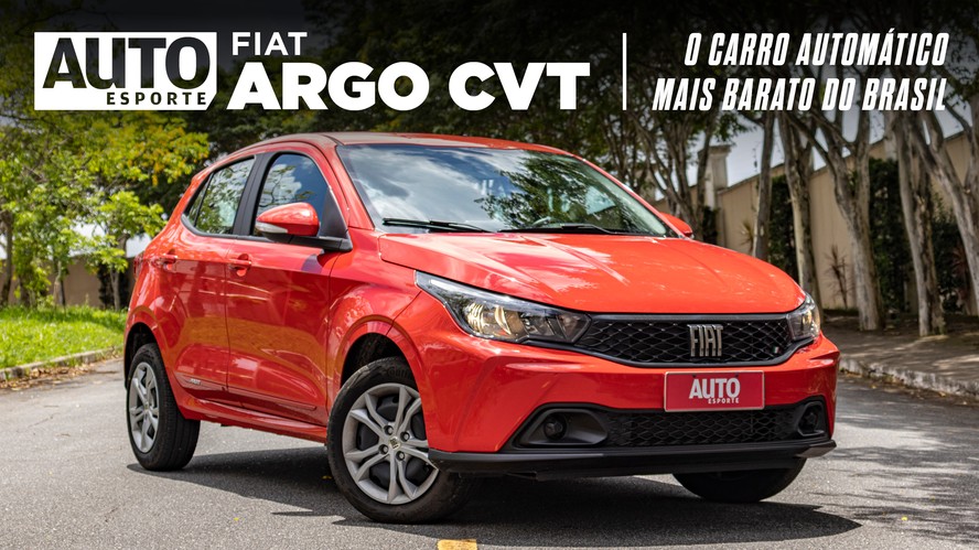 Vídeo: como anda o Fiat Argo CVT, o carro automático mais barato do Brasil
