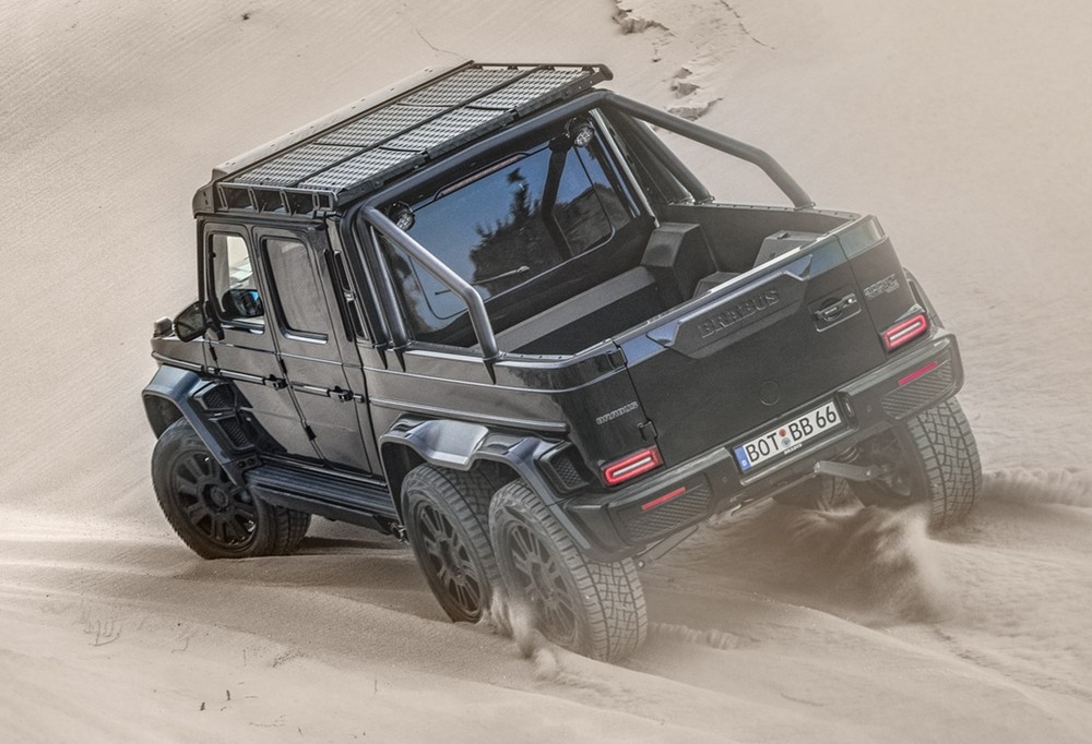 Picape mais exclusiva do mundo tem seis rodas, 900 cv e custa R$ 6,3 ...