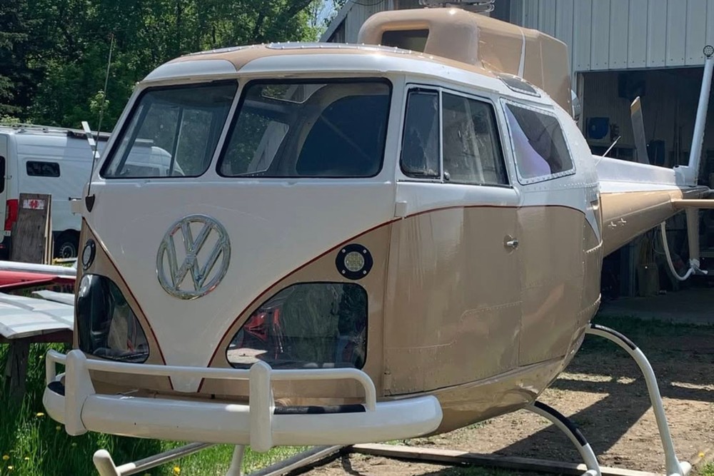 Kombi voadora? Conheça o projeto que transformou a van em helicóptero