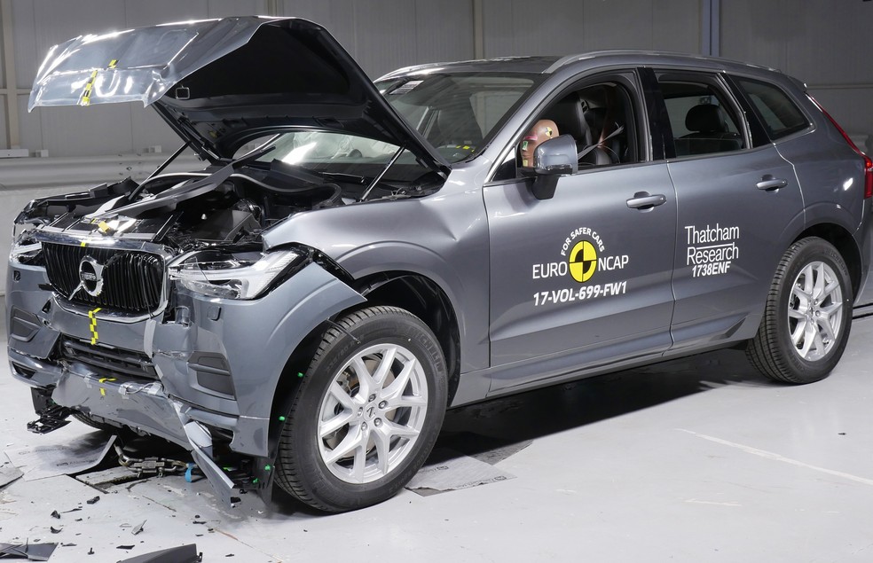 Volvo XC60 e Volkswagen T-Roc ganham nota máxima em teste de segurança ...