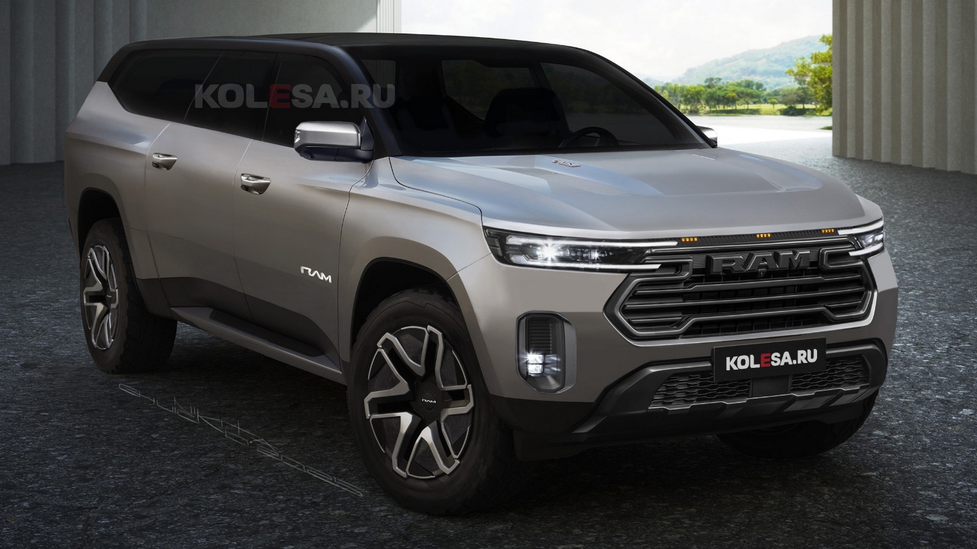 Projeção: SUV da Ram pode ter visual inspirado em conceito da 1500 elétrica