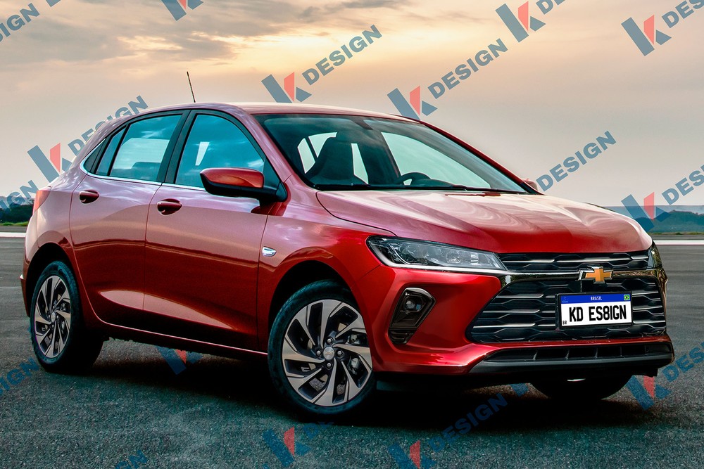 Flagra: novo Chevrolet Onix 2026 surge com visual inspirado no Monza