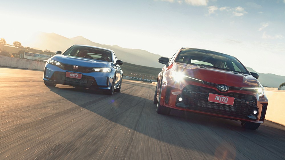 Honda Civic Type R x Toyota GR Corolla: aceleramos os hatches esportivos na pista
