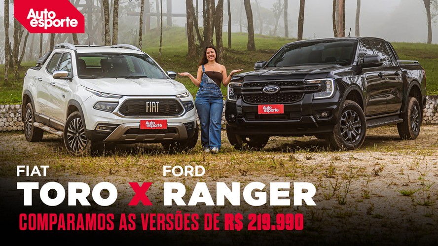 Vídeo: Ford Ranger Black ou Fiat Toro Ranch, qual é melhor por R$ 220 mil?