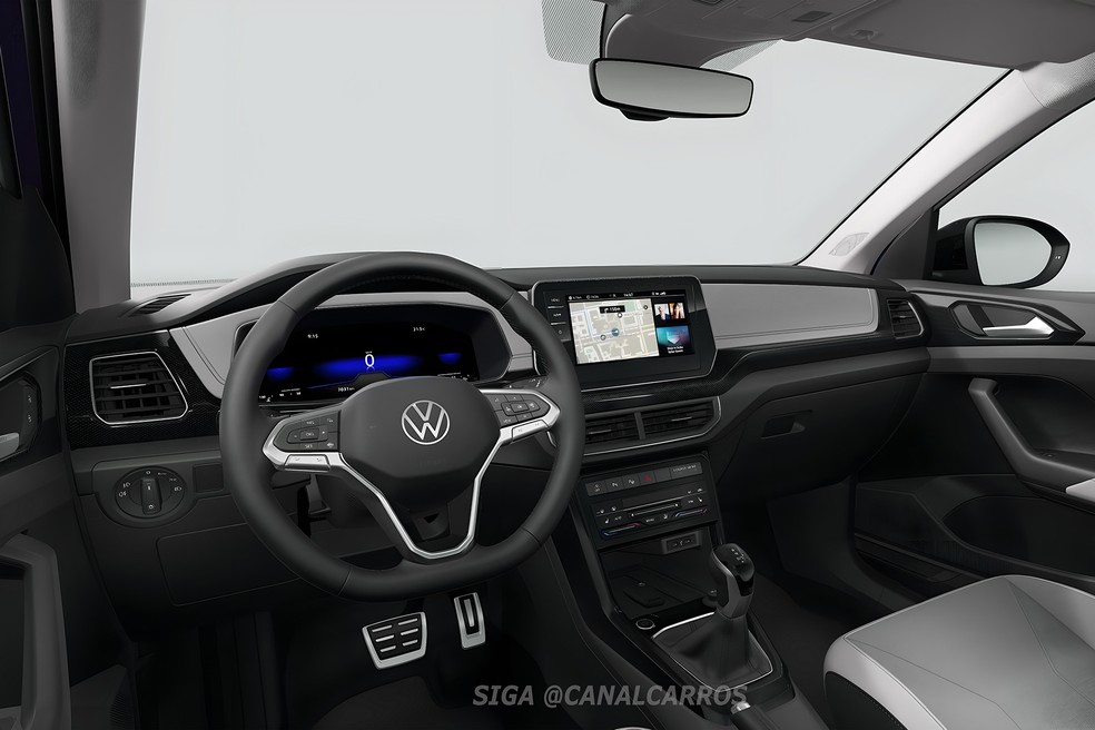 Segredo: novo Volkswagen T-Cross terá visual de versões básicas na Europa
