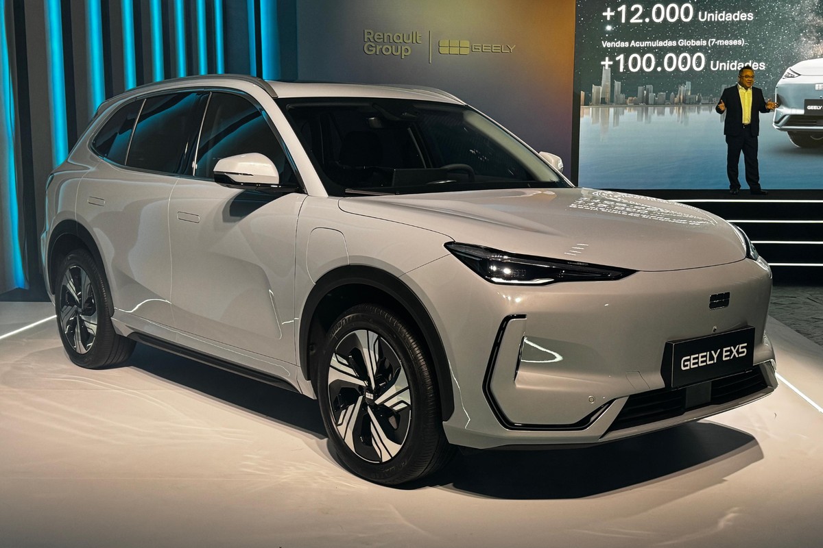 Geely EX5 chega ao Brasil em julho; marca chinesa será sócia da Renault
