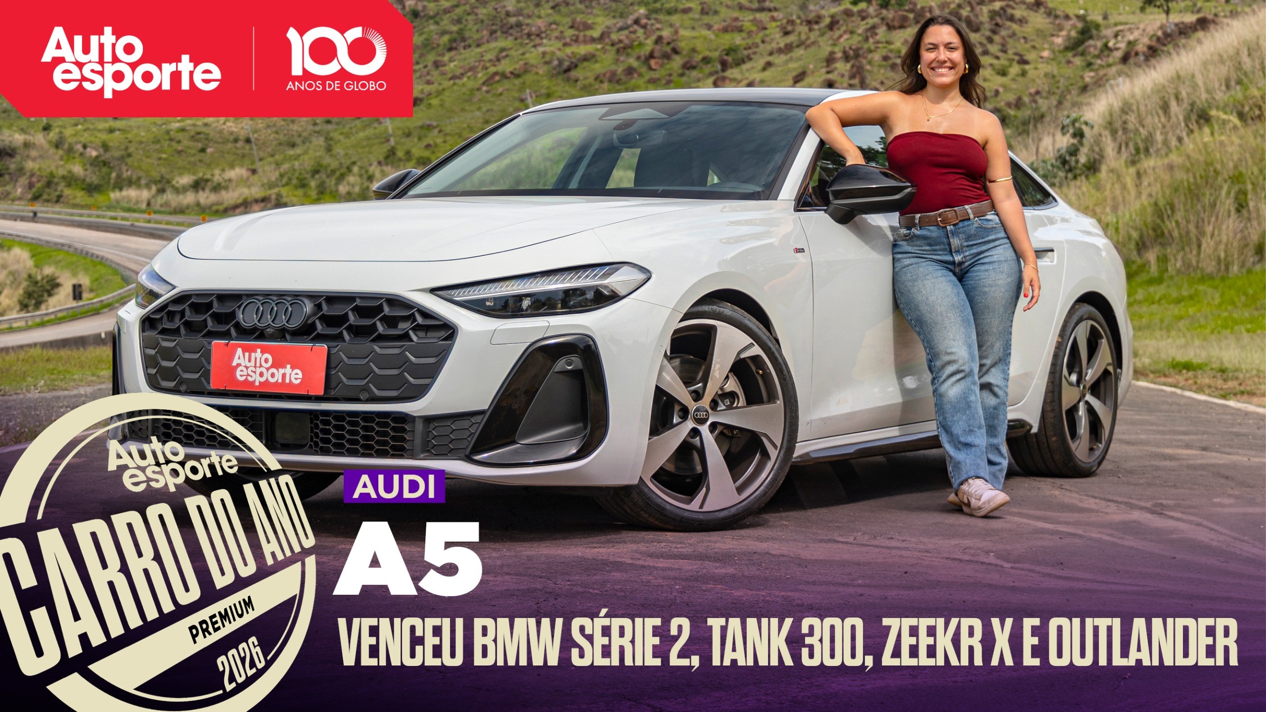 Vídeo: o que fez o Audi A5 ser eleito o Carro do Ano Premium 2026?