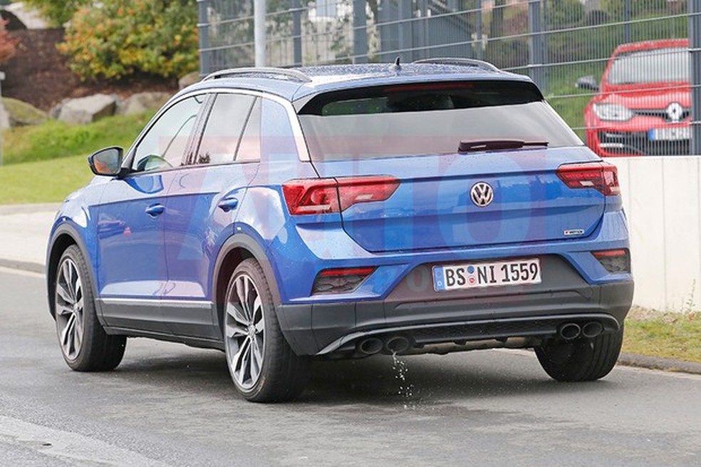 Flagra: Versão esportiva R do Volkswagen T-Roc aparece em testes