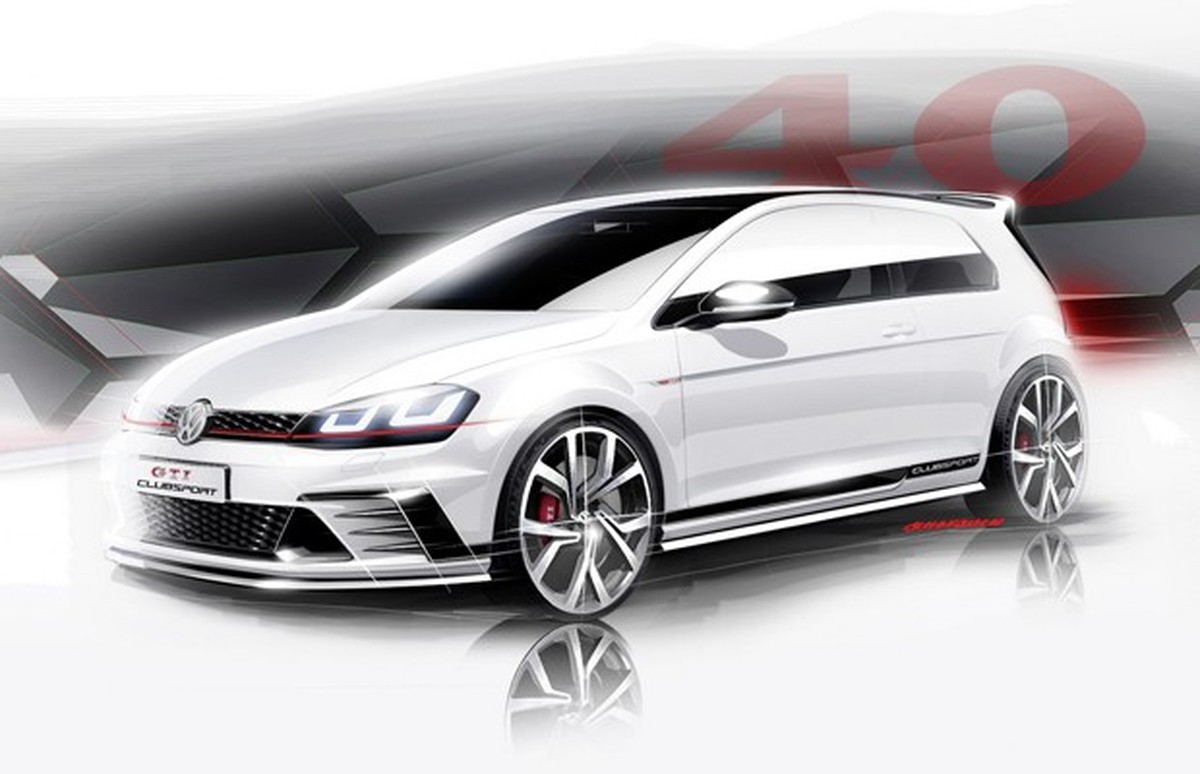 Volkswagen divulga imagem do Golf GTI Clubsport