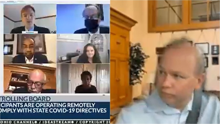 Senador é pego dirigindo durante reunião virtual no dia em que era ...