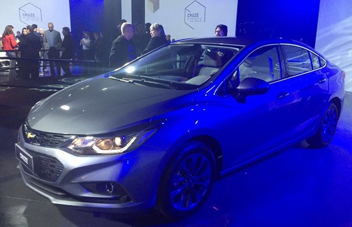 Nova geração do Chevrolet Cruze é apresentada oficialmente no Brasil