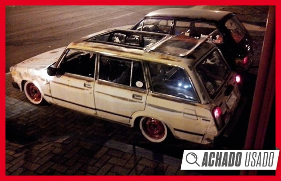 Achado Usado: que tal uma perua Lada com personalização rat rod?