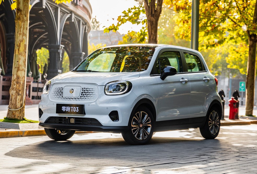 Flagra: Leapmotor T03, o Fiat Mobi elétrico, já roda em testes no Brasil