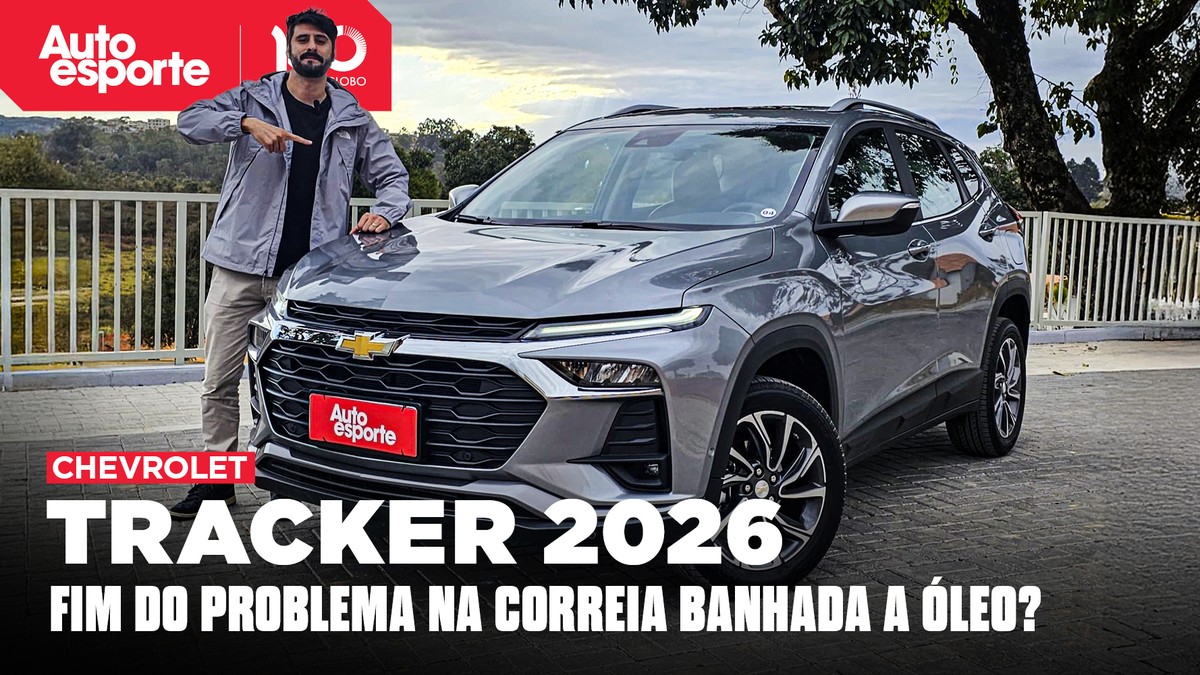 Vídeo: Chevrolet Tracker 2026 muda visual, perde potência e mantém correia
