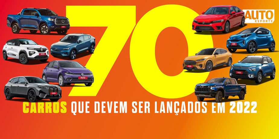 Veja 70 carros que devem ser lançados em 2022 no Brasil