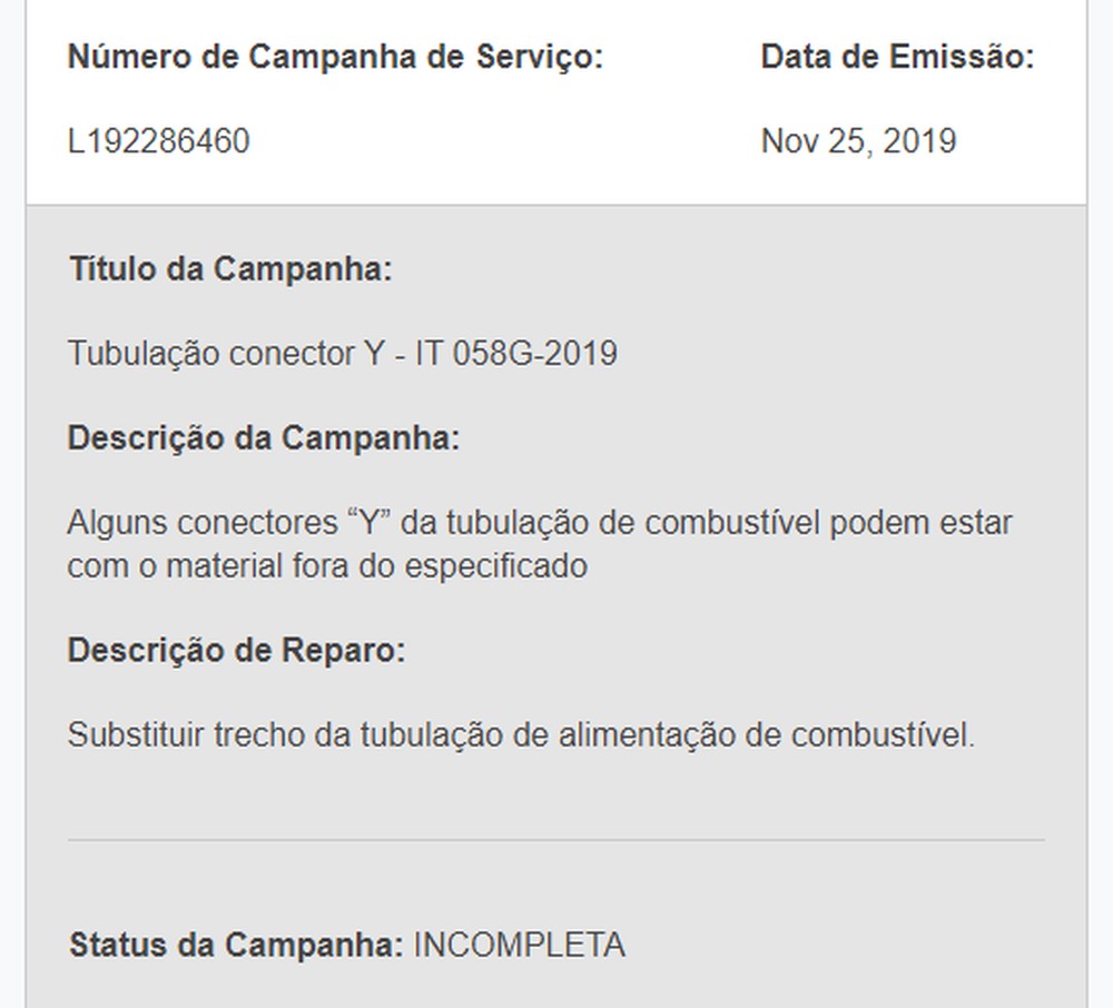 Chevrolet Onix Plus pode ter defeito na tubulação de combustível