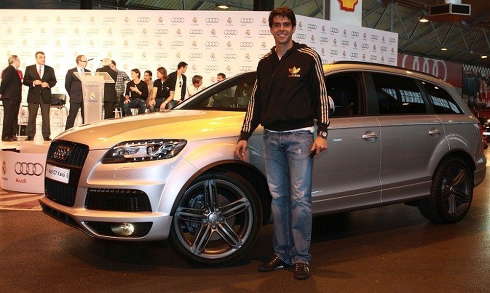 Saiba que modelos Kaká já ganhou da Audi