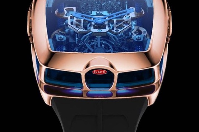 Relógio inspirado no Bugatti Chiron tem mini-motor W16, turbos e custa ...