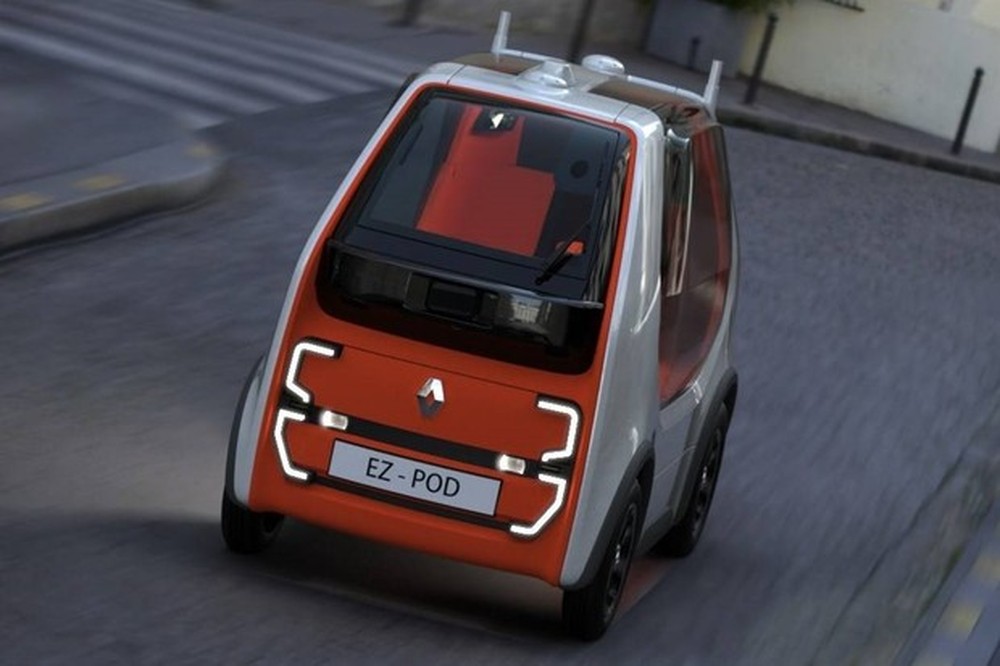 Renault cria Pod elétrico autônomo para duas pessoas baseado no Twizy