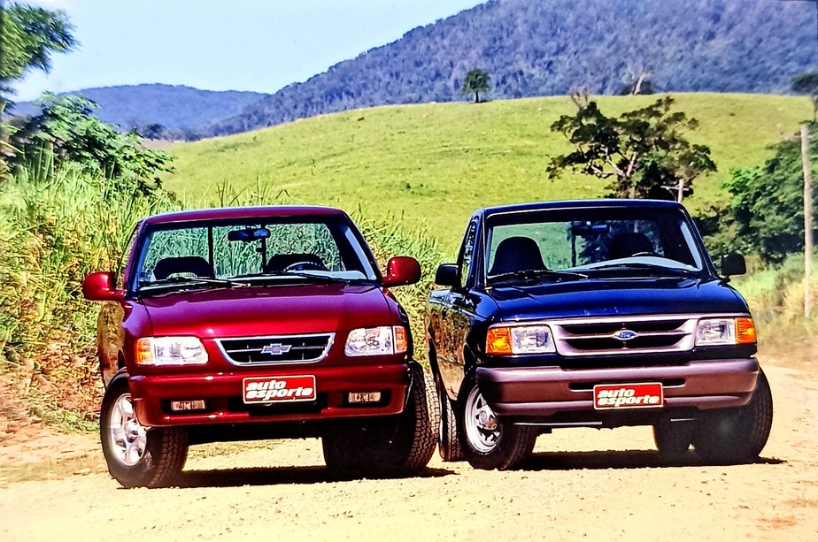 Comparativo de picapes 1997: Chevrolet S10 DLX 2.2 x Ford Ranger XL 2.3 ...