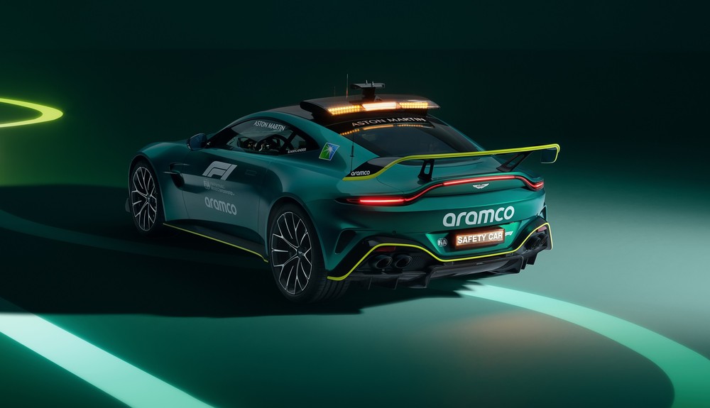 F1: Aston Martin mostra novo safety car com 665 cv e que atinge 325 km/h