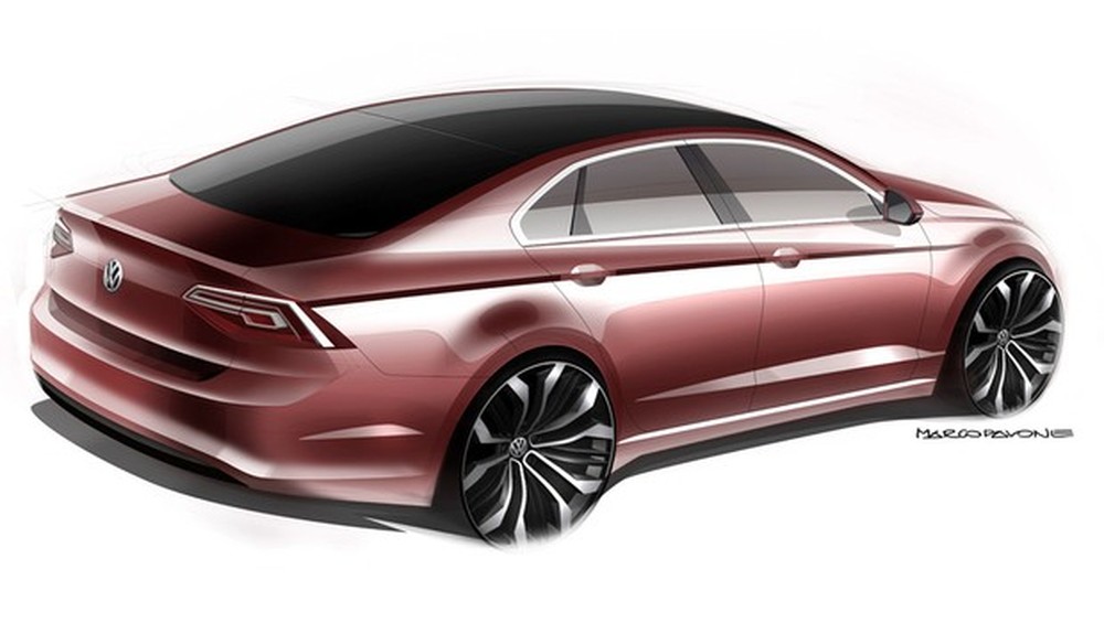 Volkswagen revela teaser do conceito CC