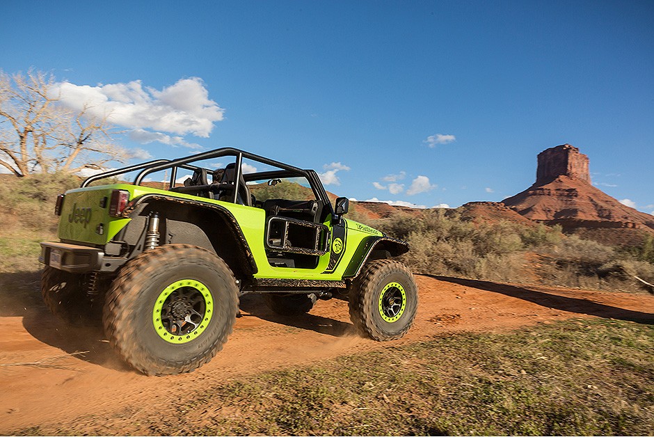 Aceleramos, ou quase, o Jeep Trailcat, o Wrangler com motor Hellcat