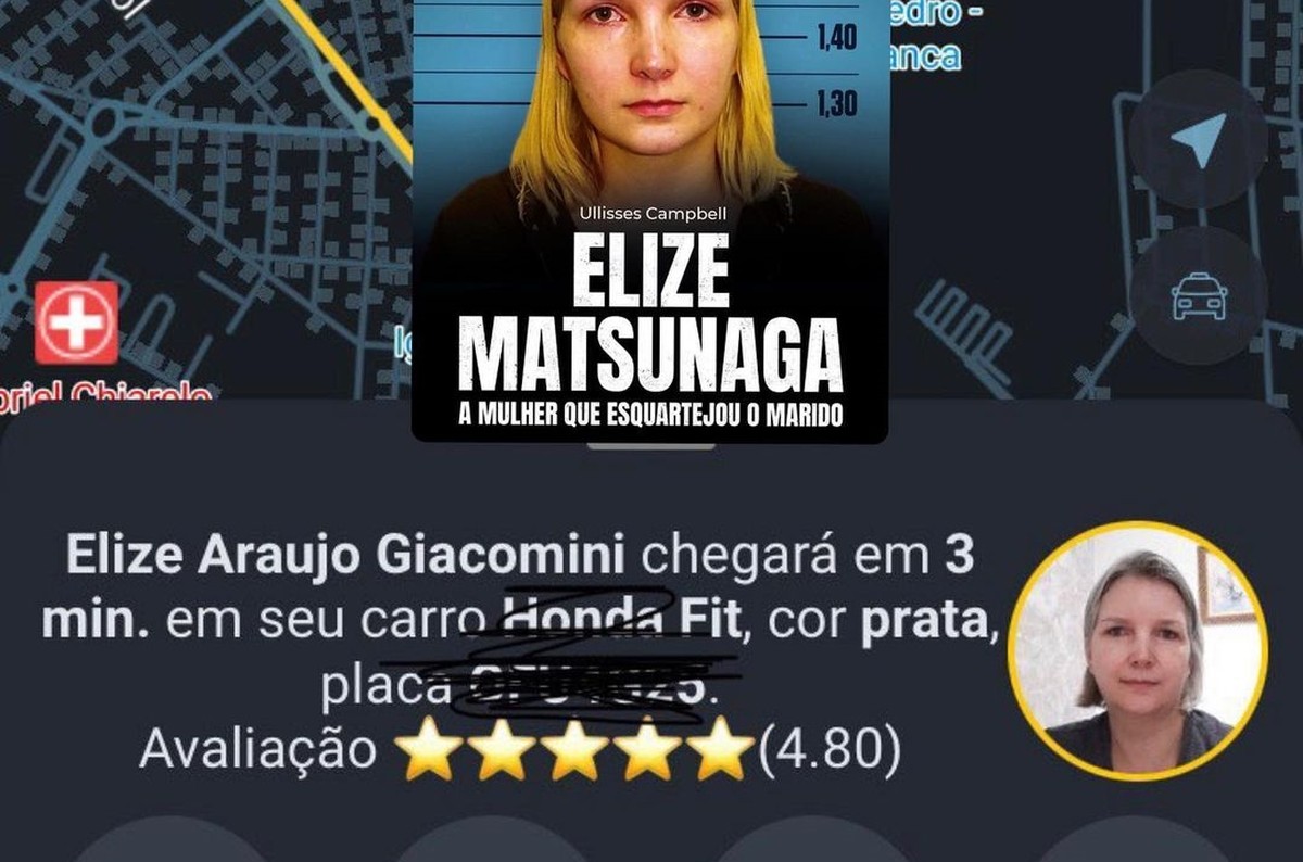 Elize Matsunaga vira motorista de aplicativo com um Honda Fit na sua ...