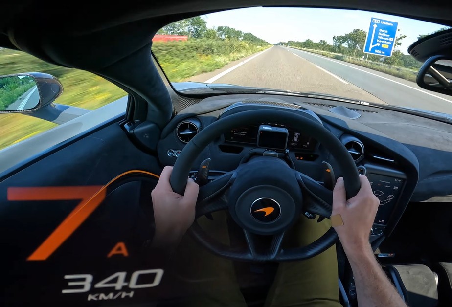 Vídeo: Motorista ultrapassa limite de velocidade do McLaren 765 LT ao atingir 340 km/h ...