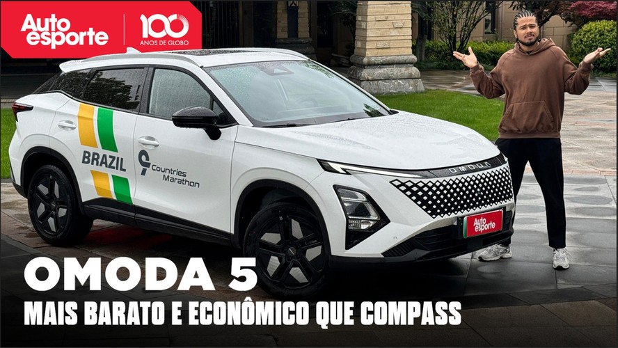 Vídeo: Omoda 5 híbrido faz 21 km/l e promete custar menos que o Compass
