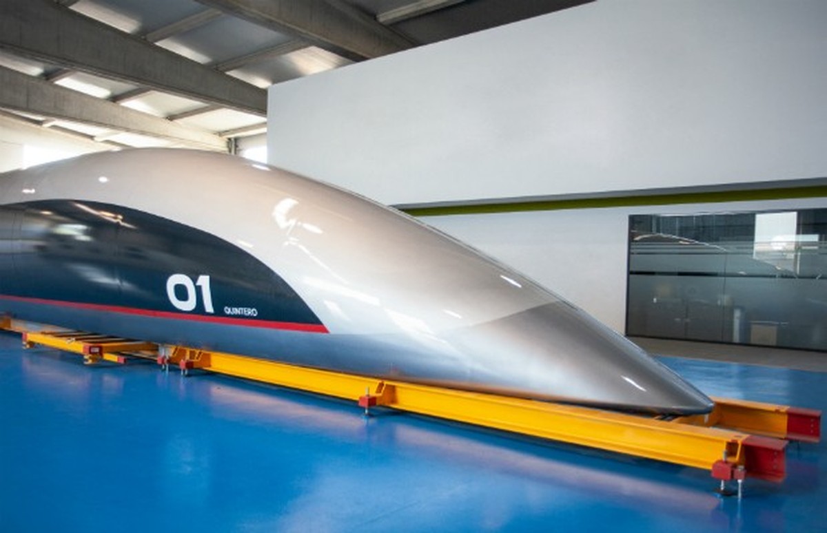 Hyperloop TT quer transportar passageiros a 1.200 km/h nessa cápsula