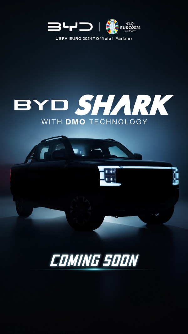 BYD Shark é nome da caminhonete híbrida de 480 cv que vem ao Brasil