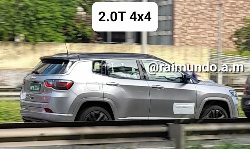 Flagra: Jeep Compass T400 Hurricane 4 está pronto para substituir o diesel