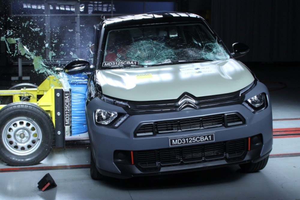 Citroën Basalt tira zero em teste de segurança; assista ao crash test